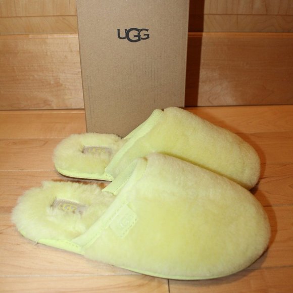 UGG | Shoes | Nib Ugg Womens Fluffette Shearling Slide On Slippers ...